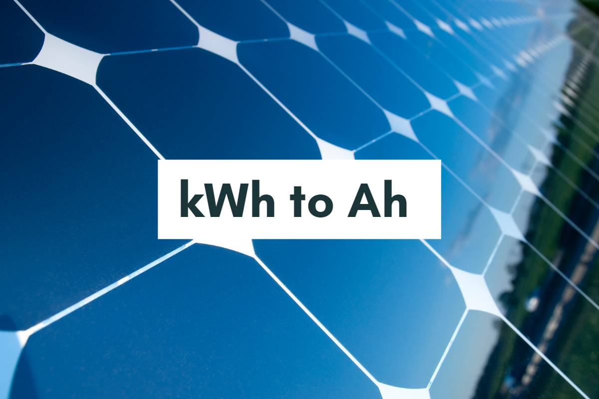Kilowatt Hours To Amp Hours kWh To Ah Conversion Calculator