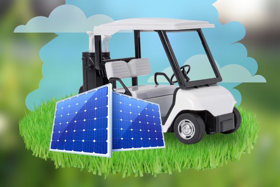 How to Charge a Golf Cart With Solar - Spheral Solar